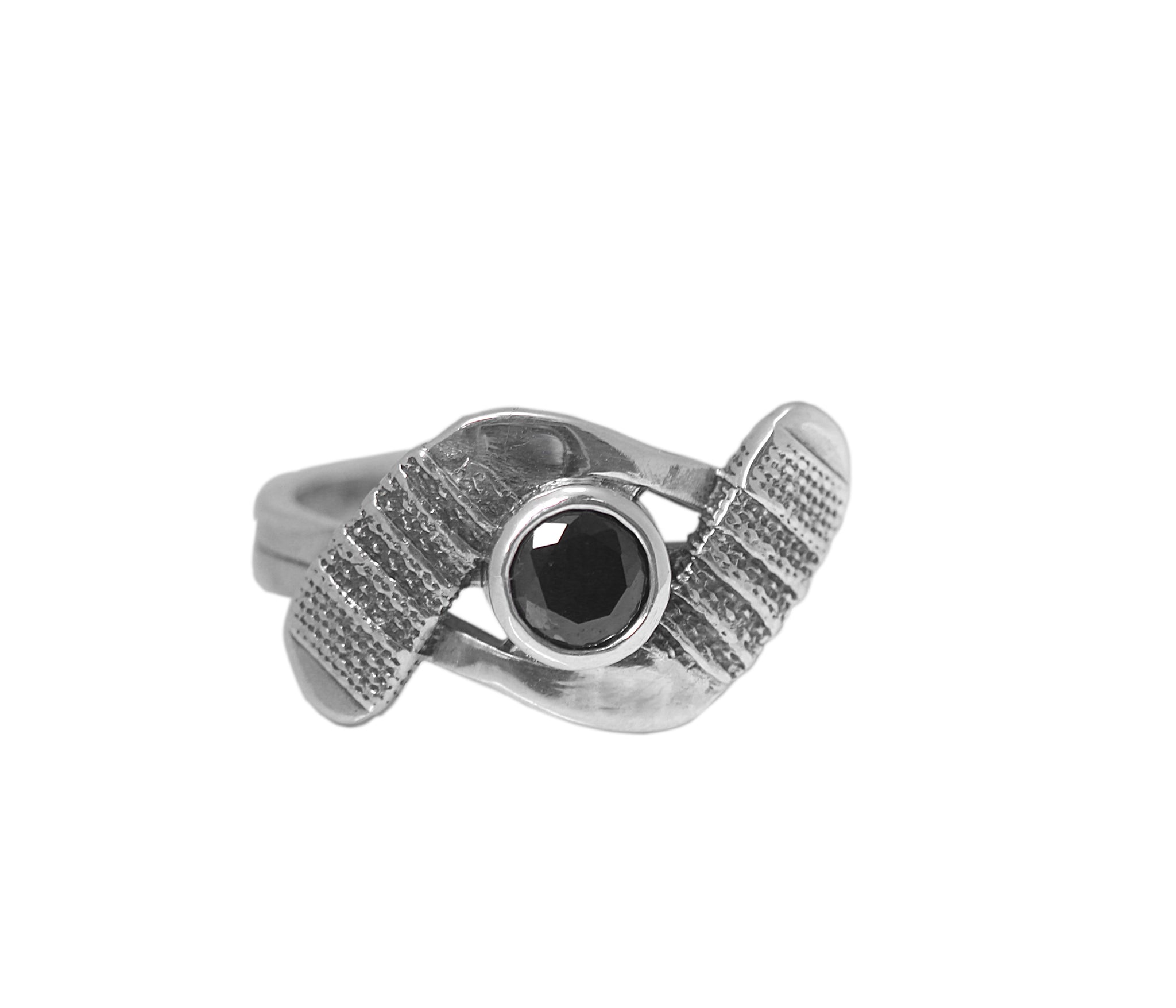 "Faceoff" Hockey Sticks silver ring